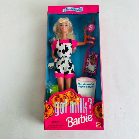 Mattel | Toys | Vintage 995 Mattel Special Edition Got Milk Barbie Doll ...